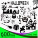 Halloween SVG Bundle, Halloween SVG PNG Clipart Bundle, Halloween Svg ...
