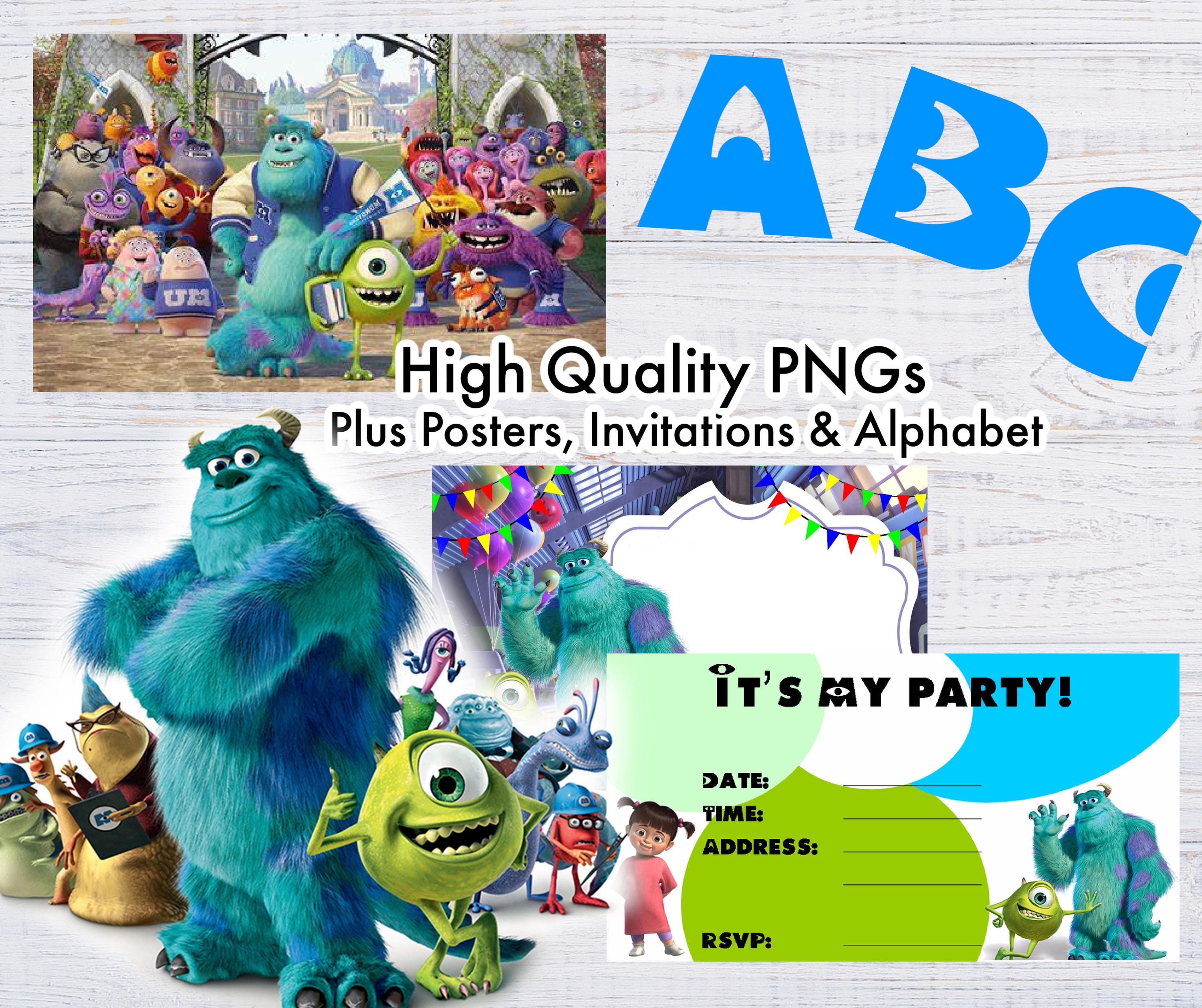 Monsters Inc Clipart Bundle, Monsters Inc PNG Bundle, Monsters Inc Svg ...