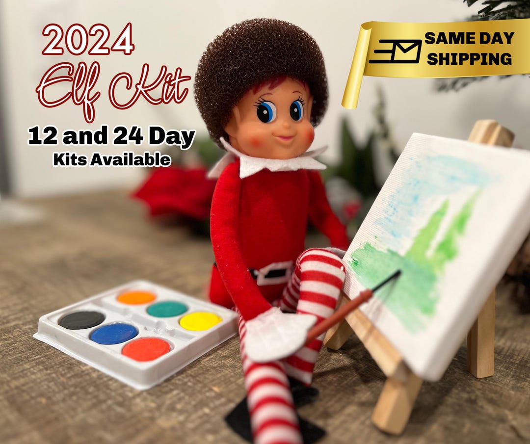 Elf Kit, 24 Day Christmas Elf Kit for Organized Mischief and Fun for ...