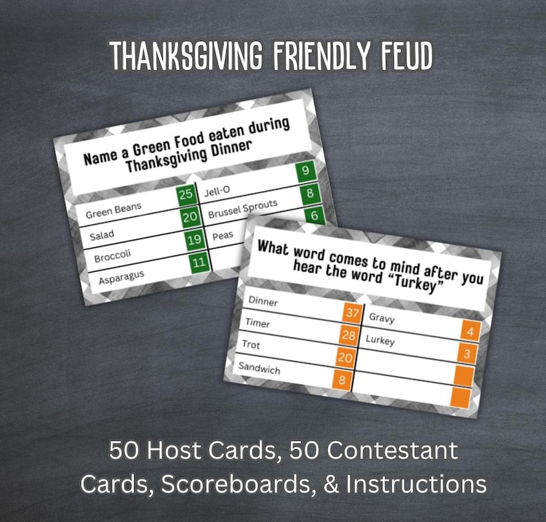 Thanksgiving Party Games, Holiday Game Bundle, Printable Thanksgiving ...