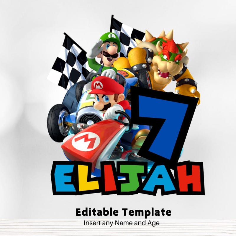 Edible Mario - Etsy UK