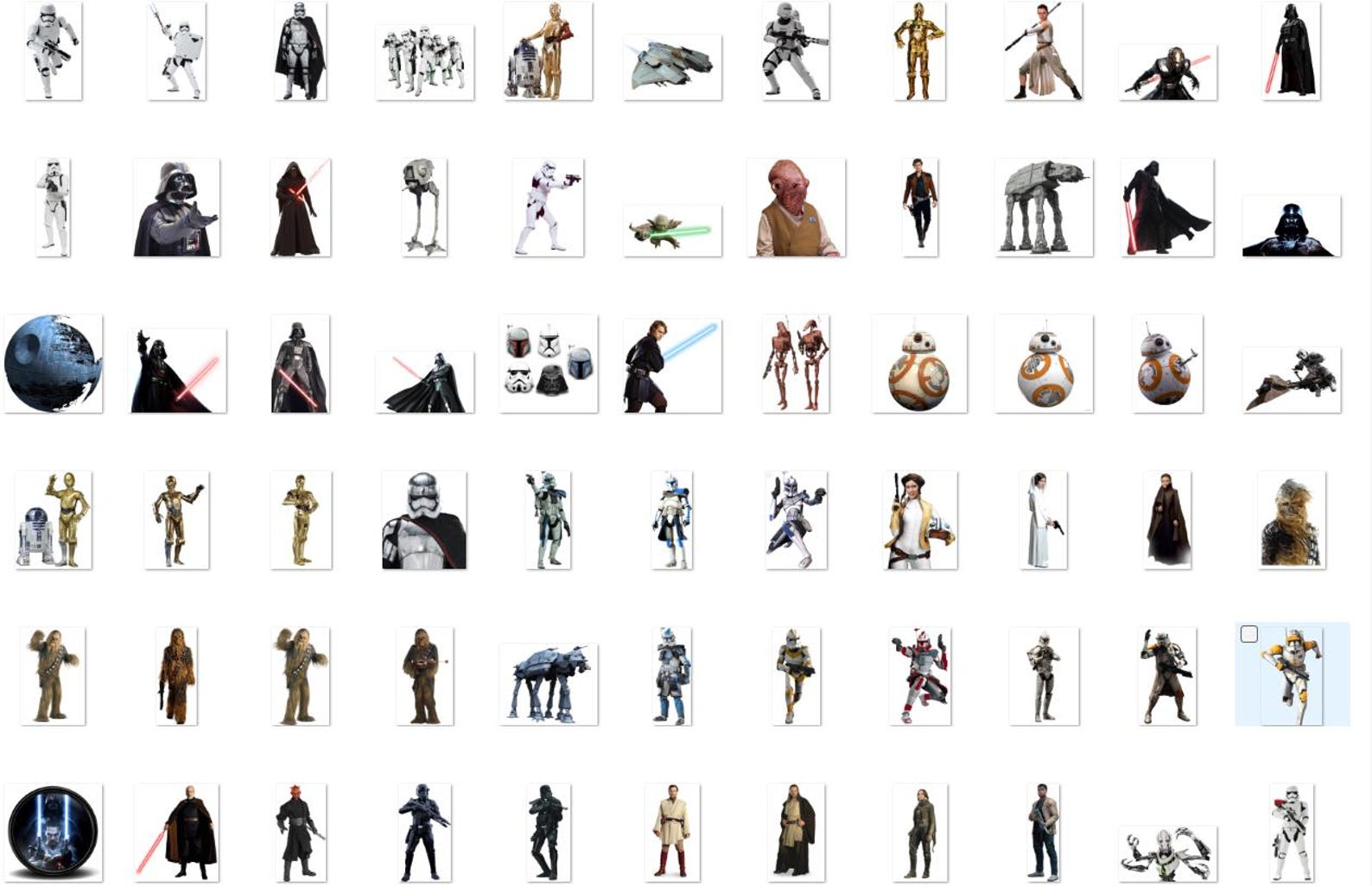 Star Wars PNG Clipart Bundle, Star Wars Png - Etsy