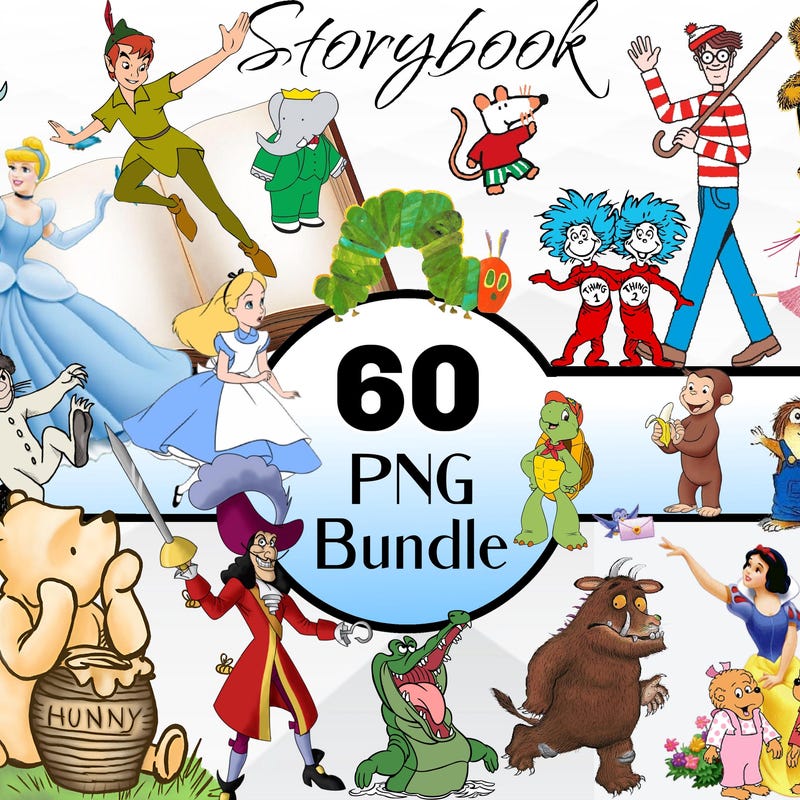 Children Storybook Template - Etsy