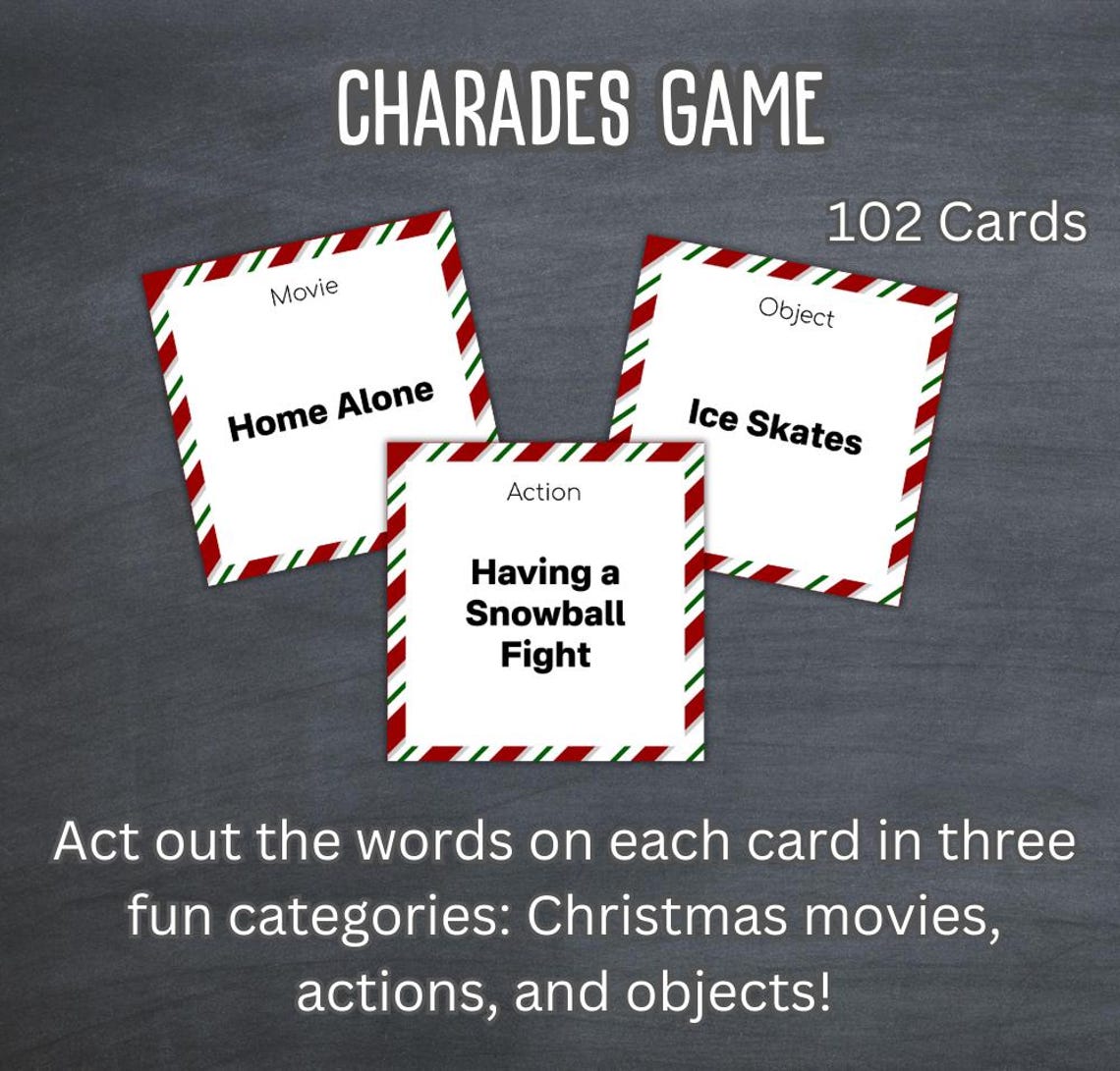 Christmas Party Games, Holiday Game Bundle, Printable Christmas Games ...