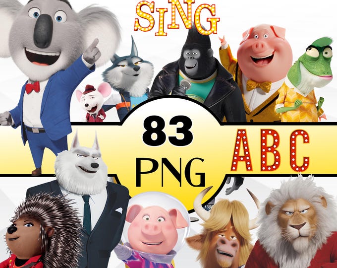 Sing Cutouts/ Custom Characters / Party Props/ Cutouts/frozen/custom ...