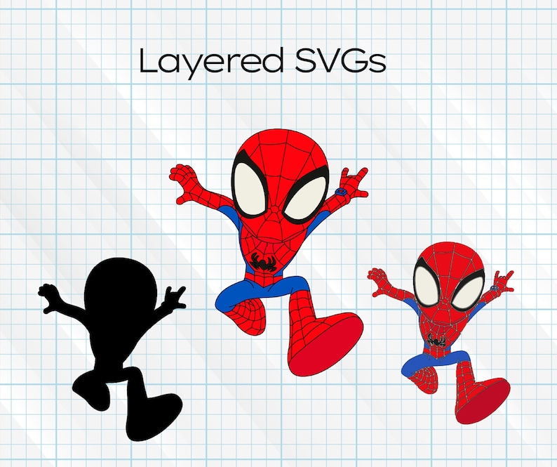 Spidey and His Amazing Friends SVG Bundle, Spidey SVG PNG Clipart ...