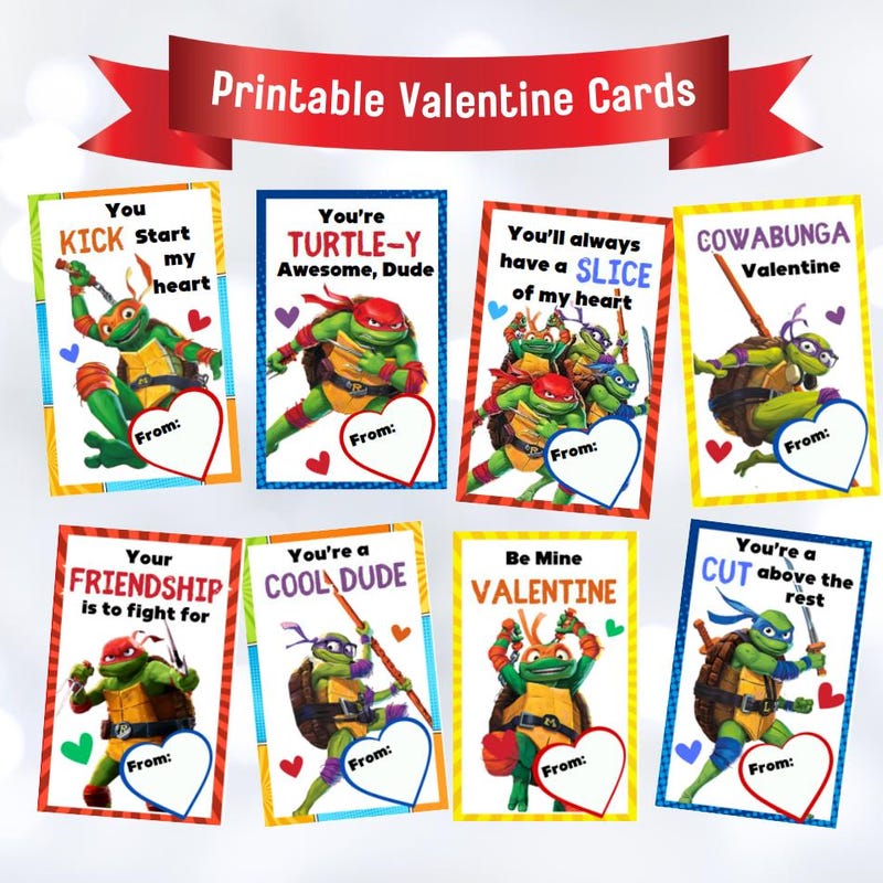 Turtle Valentine - Etsy