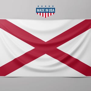 Alabama State Flag, State Flags, Outdoor Garden Flag, United States ...