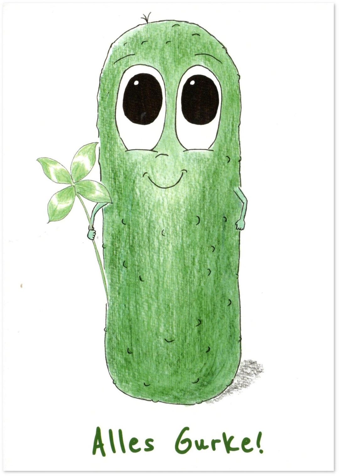 Postcard EVERYTHING CUCUMBER! - Etsy
