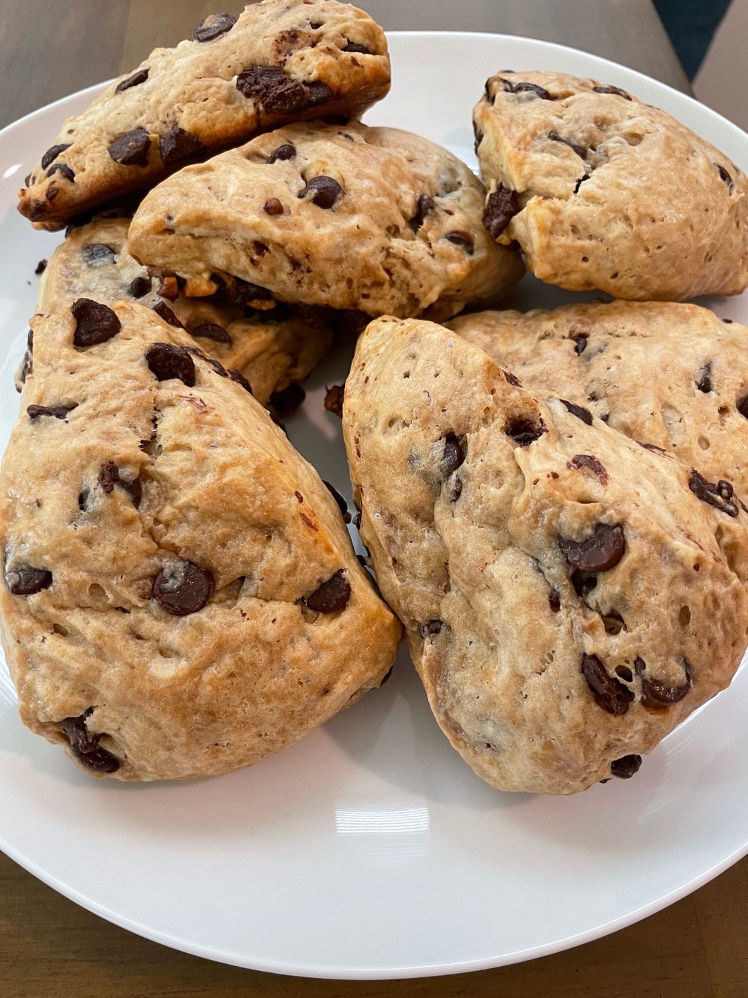 8 Large Sourdough Scones, Chocolate Chip Scones, Blueberry Lemon Scones ...