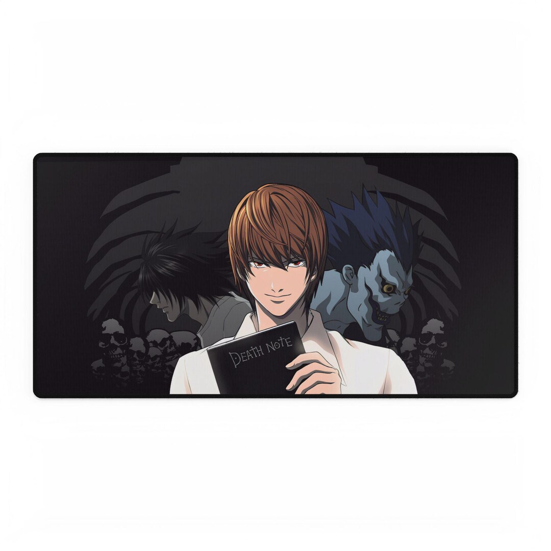 Death Note Anime Desk Mat, Custom Gaming Pad, Large Mouse Pad, Japanese ...