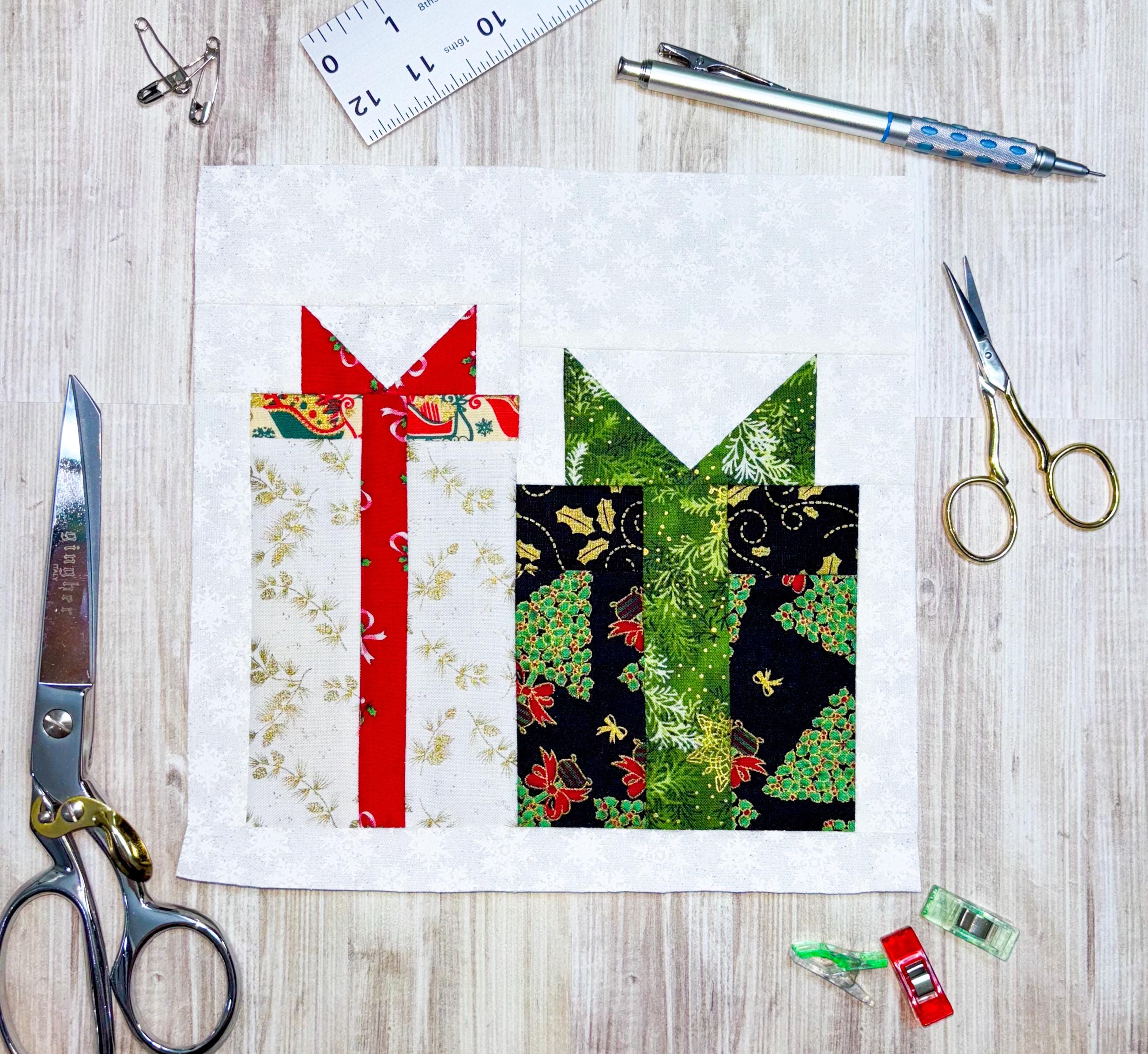 Christmas Gifts Quilt Block Pattern - Etsy