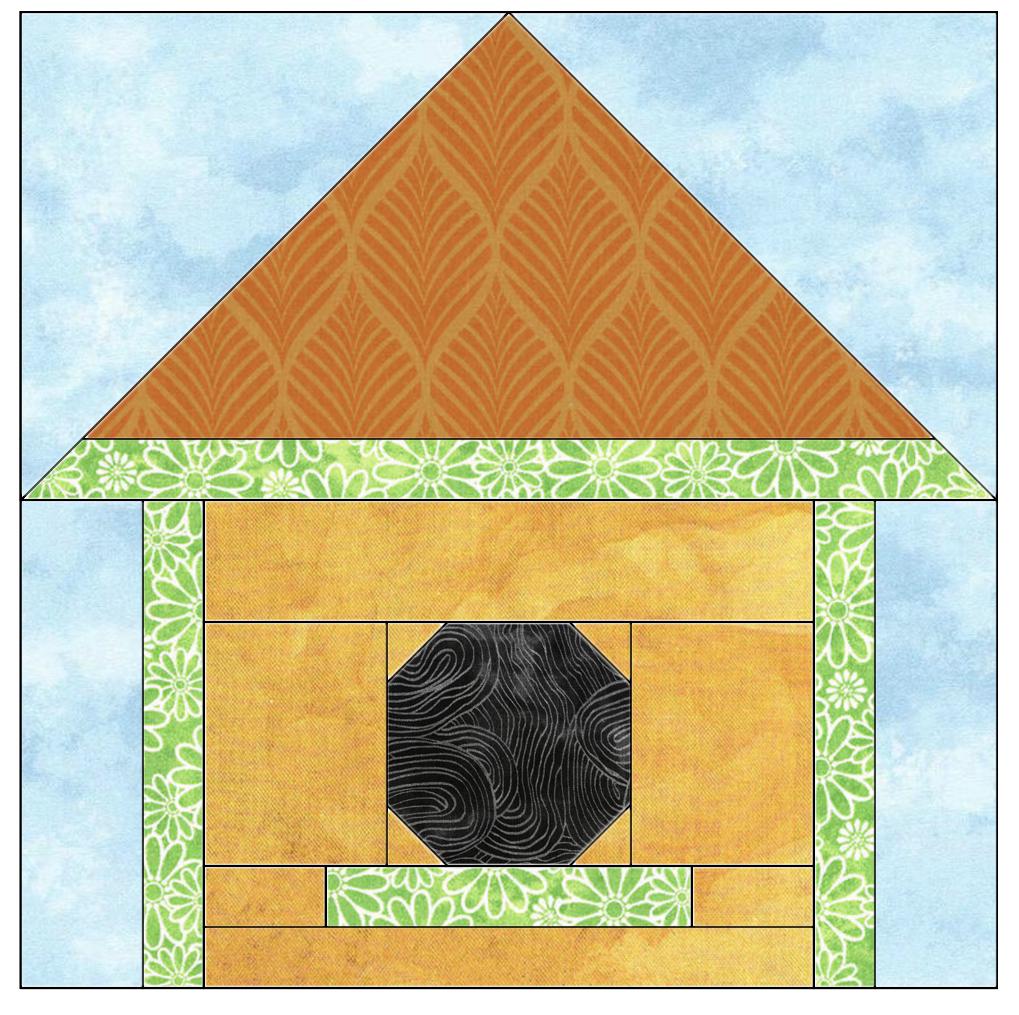 Birdhouse Cottagecore Quilt Block Pattern - Etsy