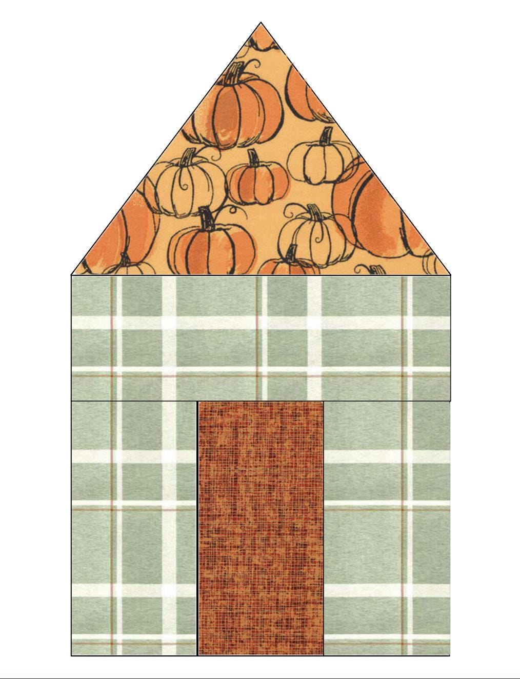 EPP Scrappy Tiny House Quilt Block Pattern - Etsy