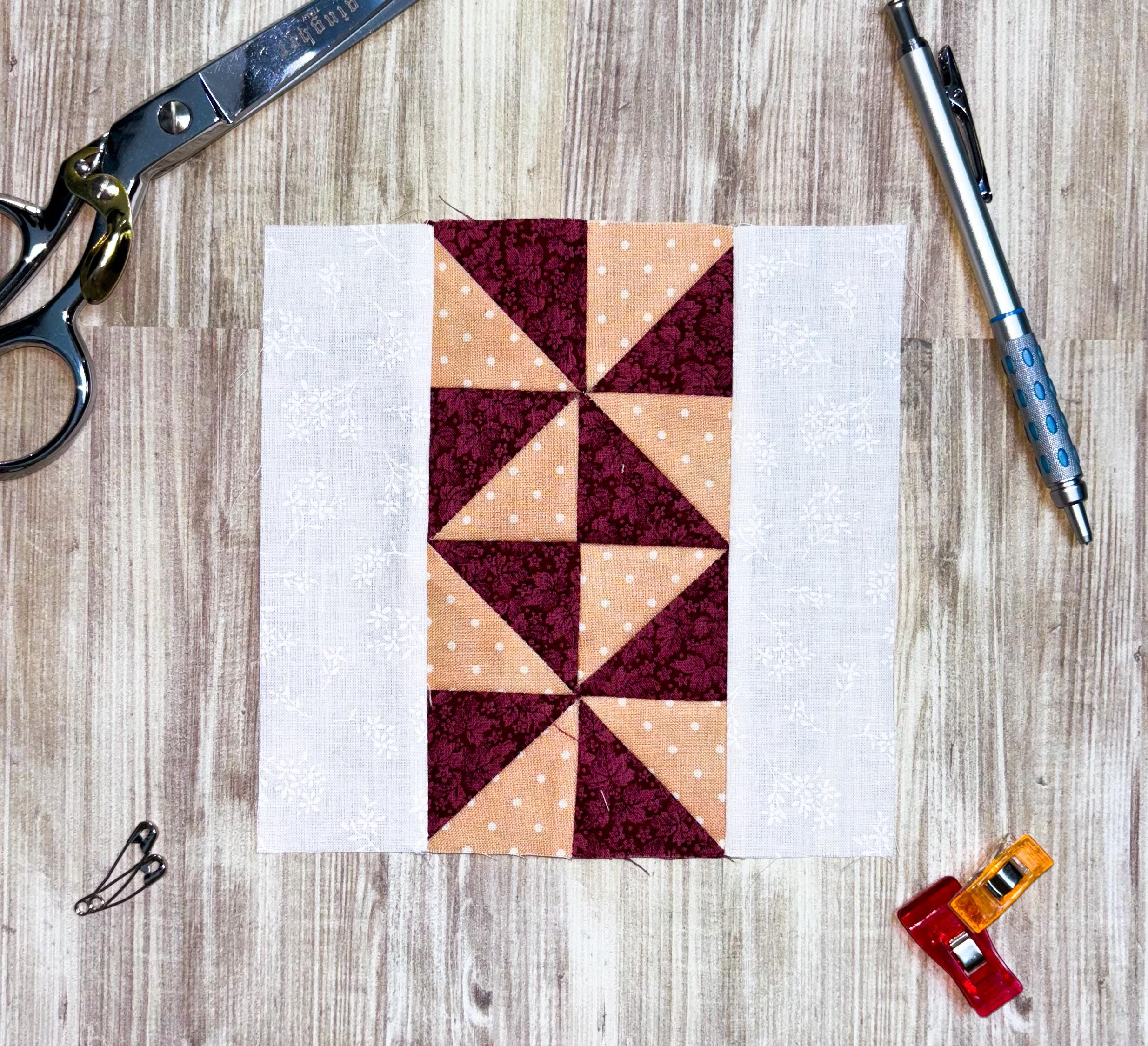 Pinwheel Stripes Quilt Block Pattern - Etsy