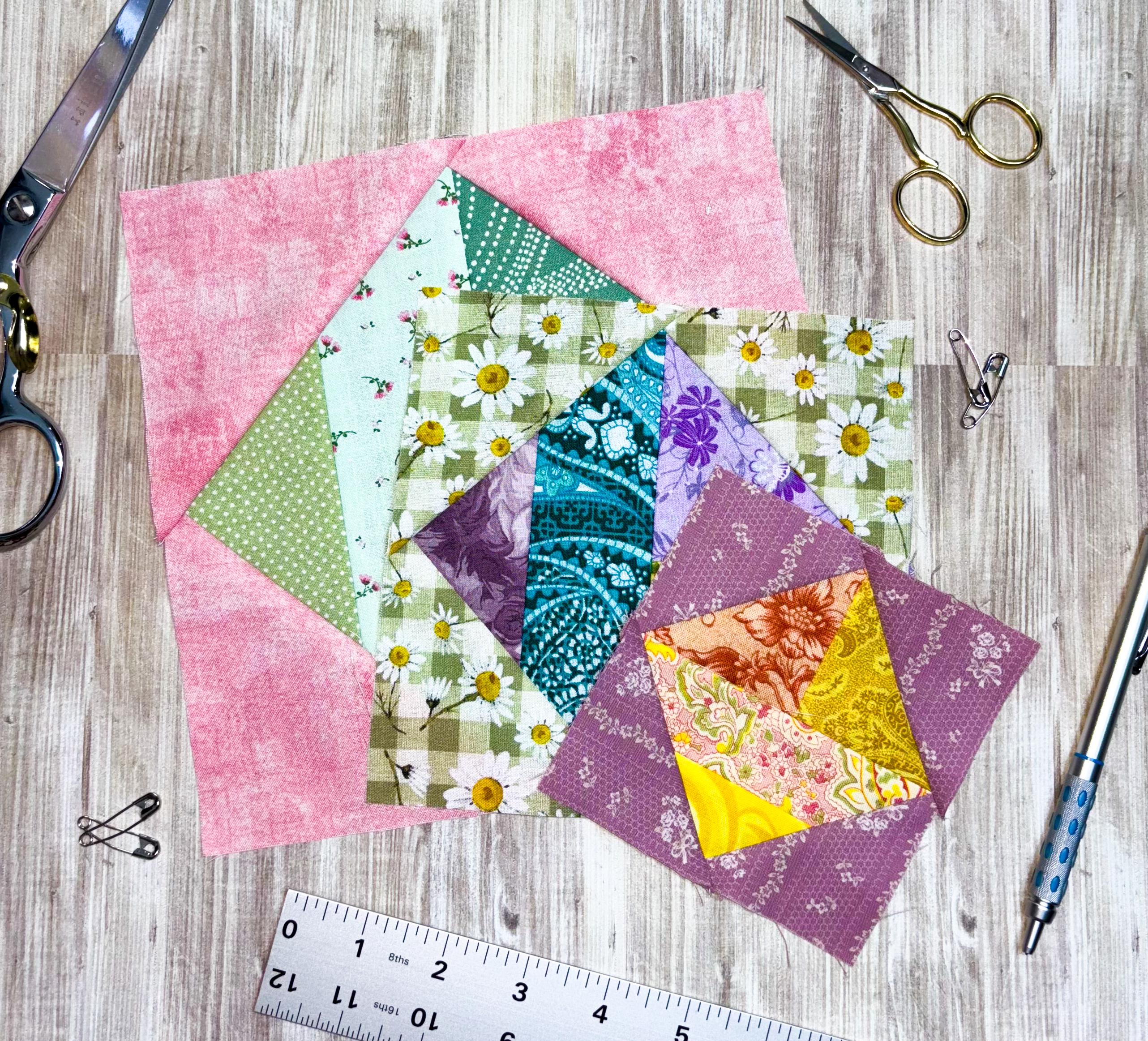 Scrappy Economy Quilt Block Pattern - Etsy