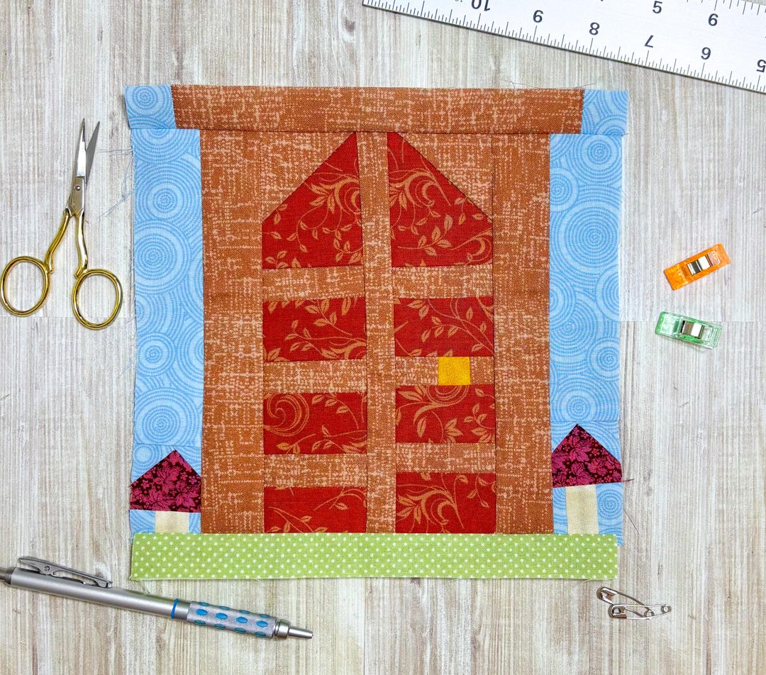 Ornate Fairy Door Cottagecore Quilt Block Pattern - Etsy
