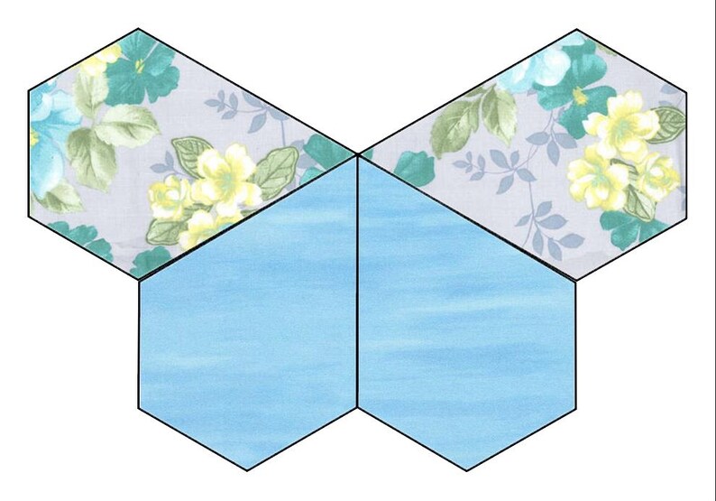 EPP Simple Butterfly Quilt Block Pattern - Etsy