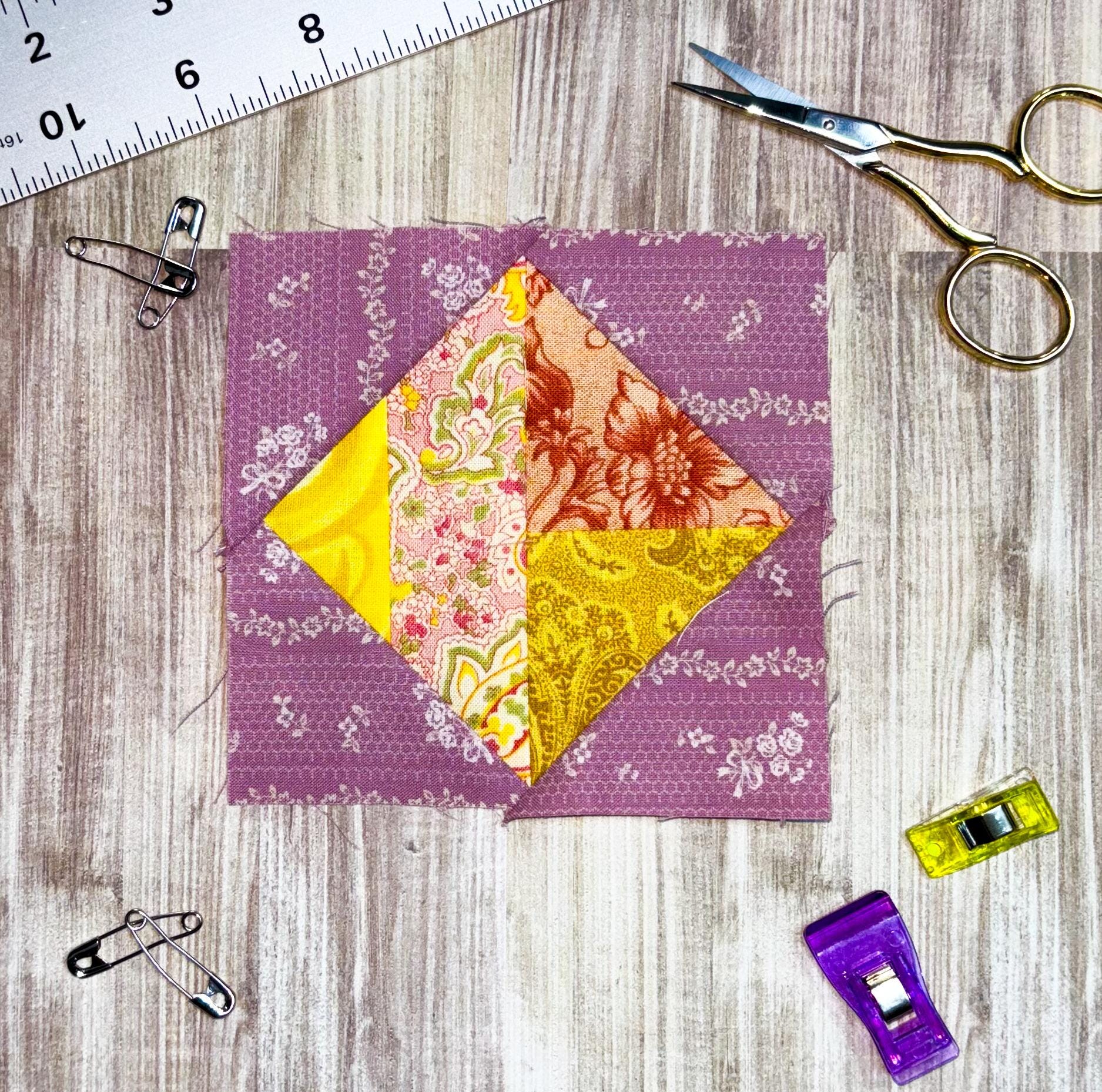 Scrappy Economy Quilt Block Pattern - Etsy