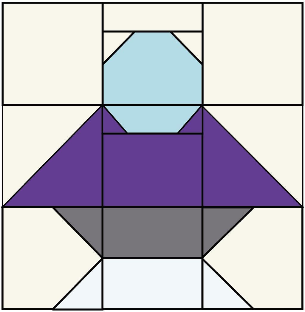 Alien UFO Quilt Block - Etsy