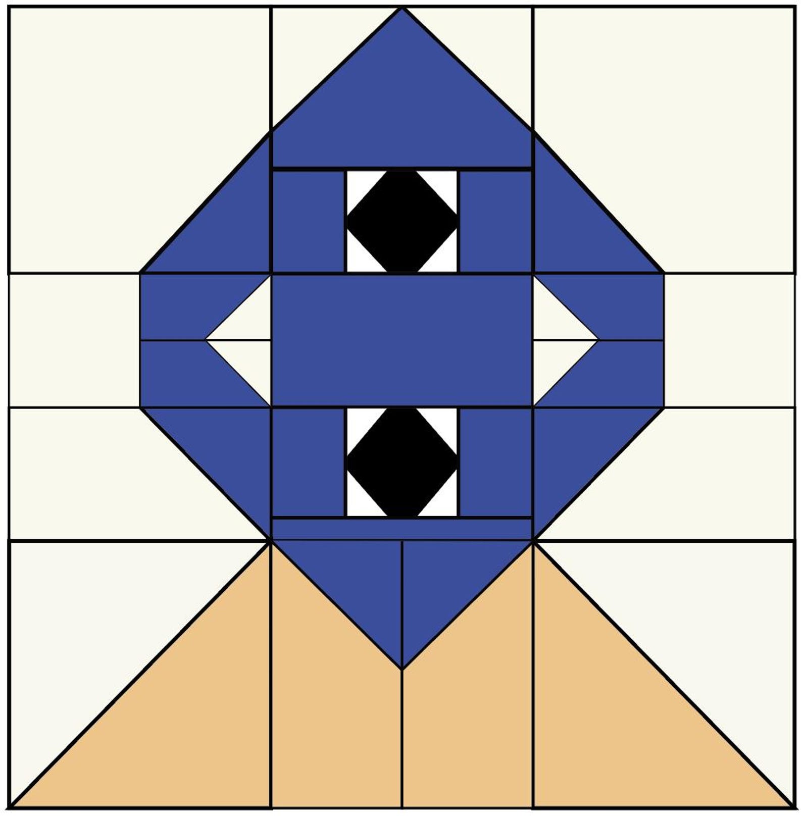 Monk Alien Quilt Block - Etsy