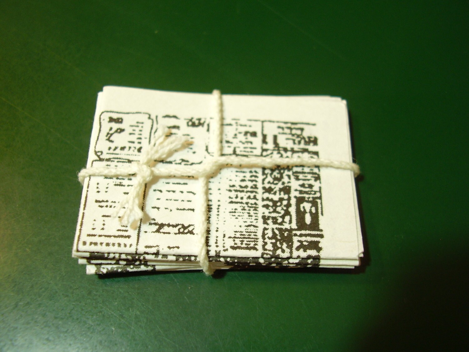 Stack of Miniature Newspapers - Etsy