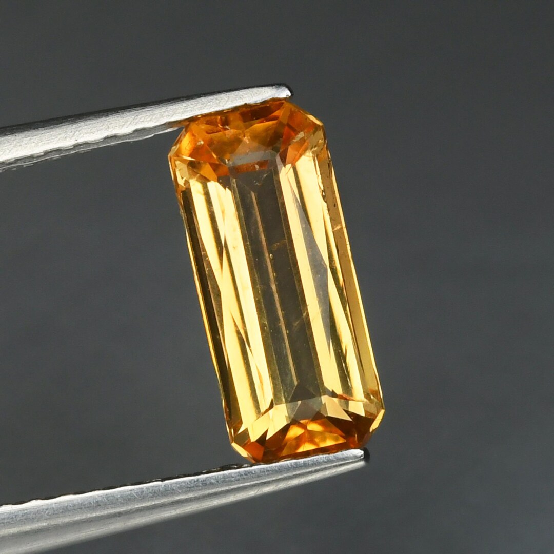 1.50ct Impressive! Ultra Rare 100% Natural Brazilian Imperial Topaz ...