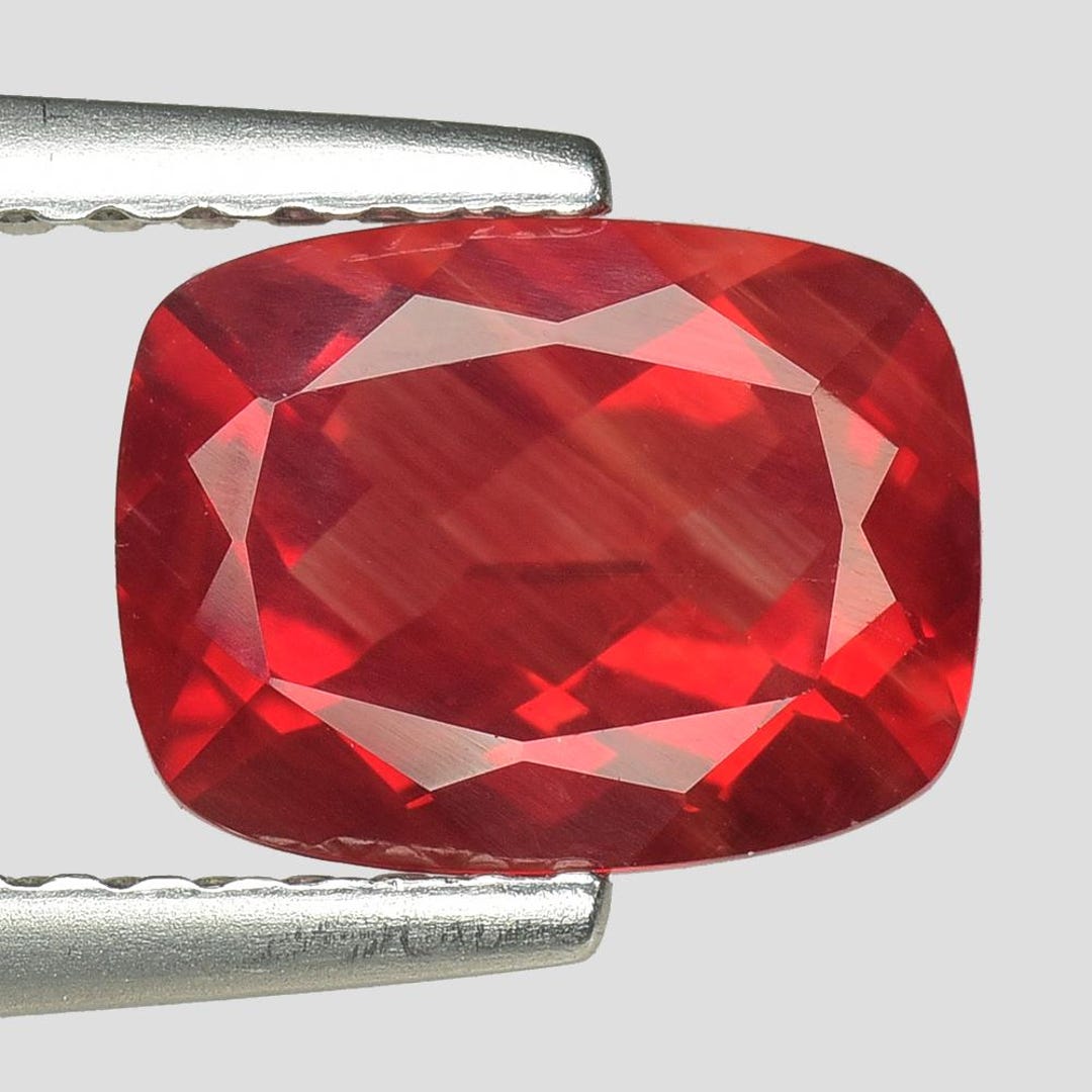 1.33ct Shimmering Ultra Rare Genuine Red Andesine Earth Mined Loose ...