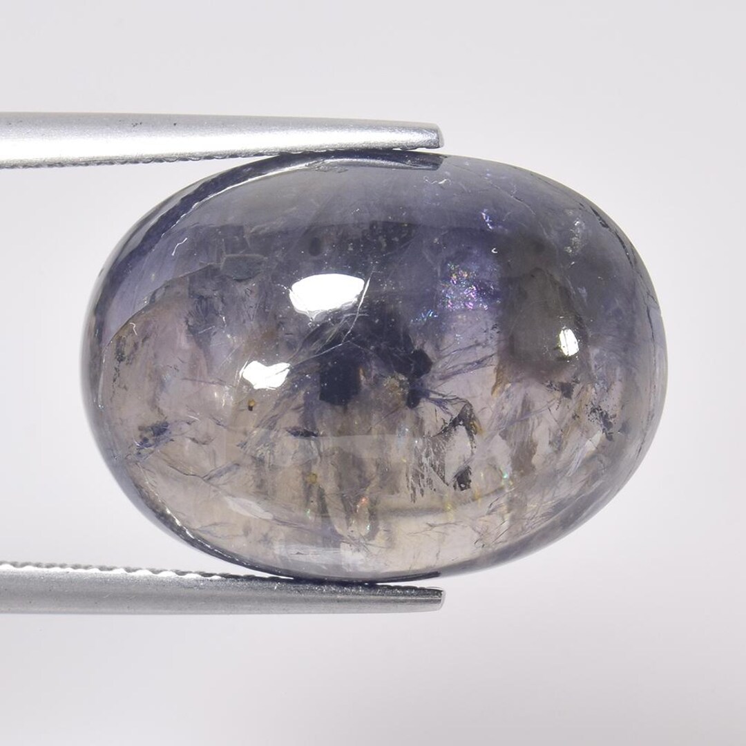 21.75ct 100% Natural Tanzanite Color Iolite Gemstone Earth Mined Gems ...