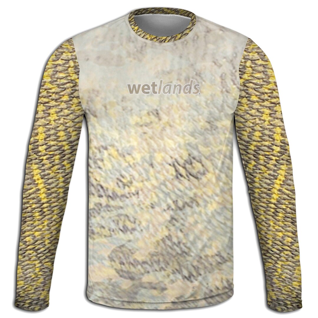 Walleye Scale - Unisex Sun Proof Long Sleeve or Short Sleeve ...