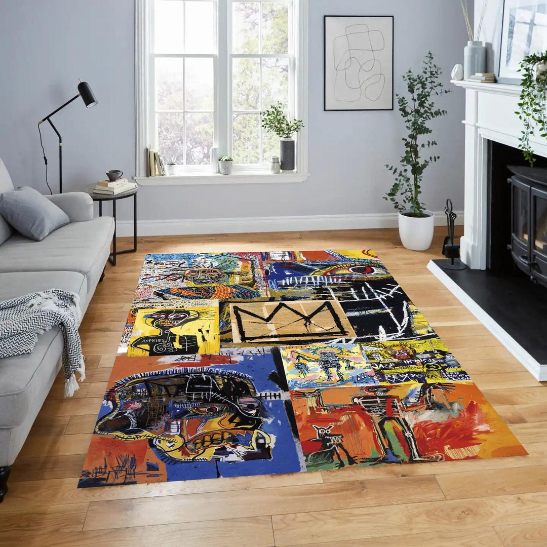 Art Rug, Gift Rugs, Rug for Your Living Room, Unique Rug, Colorful Rug ...