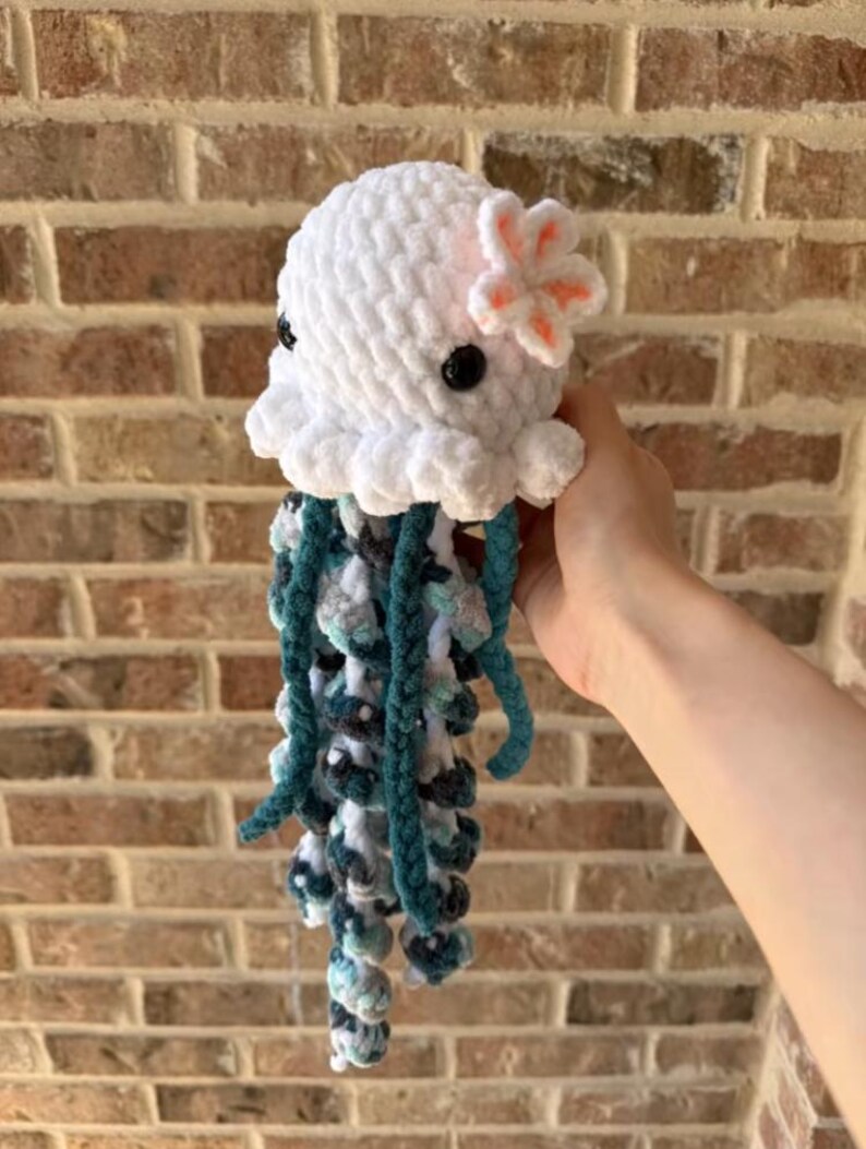 Crochet Jellyfish Plush Pattern - Etsy