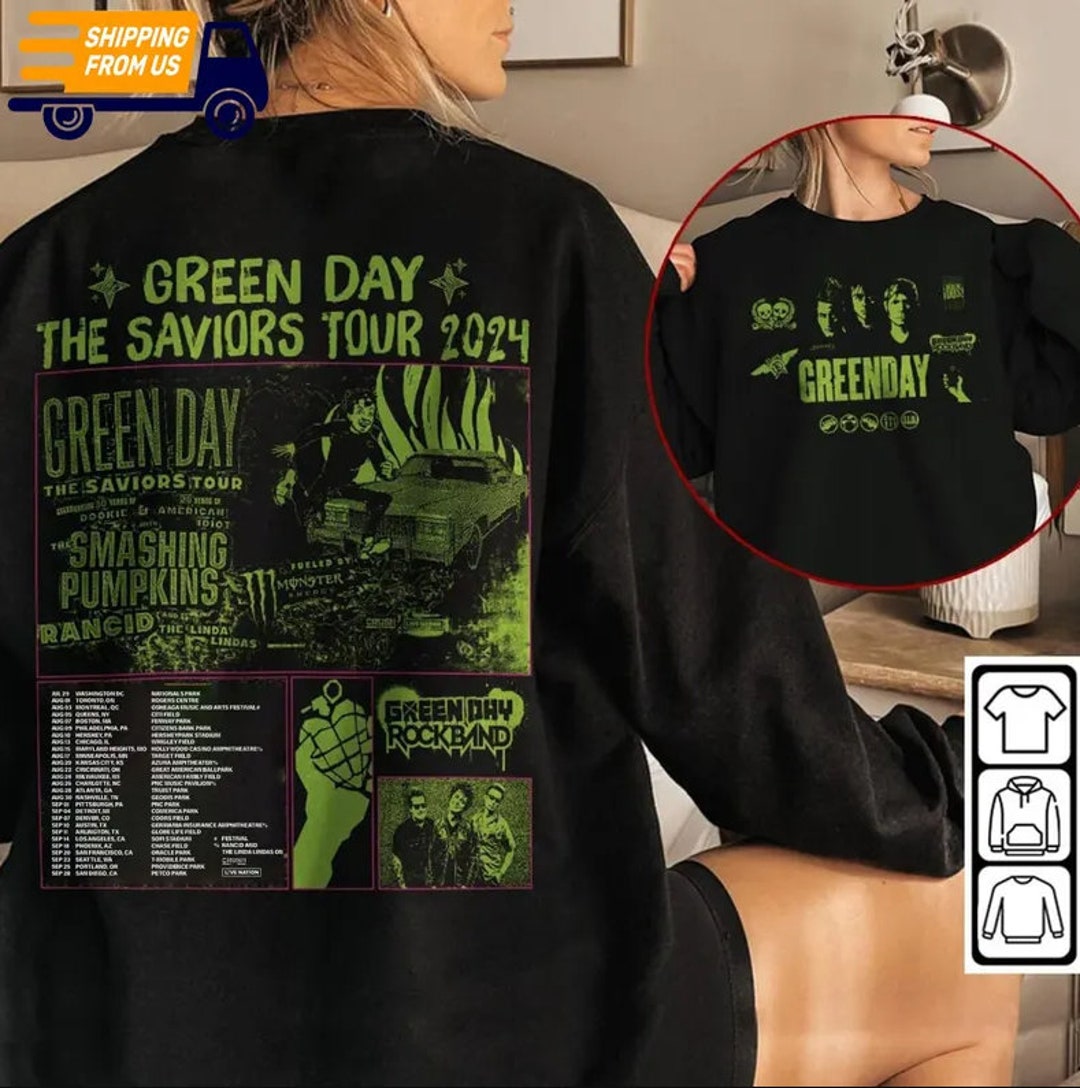 Green Day Concert, Green Day Tour 2024, Green Day the Saviors Smashing ...