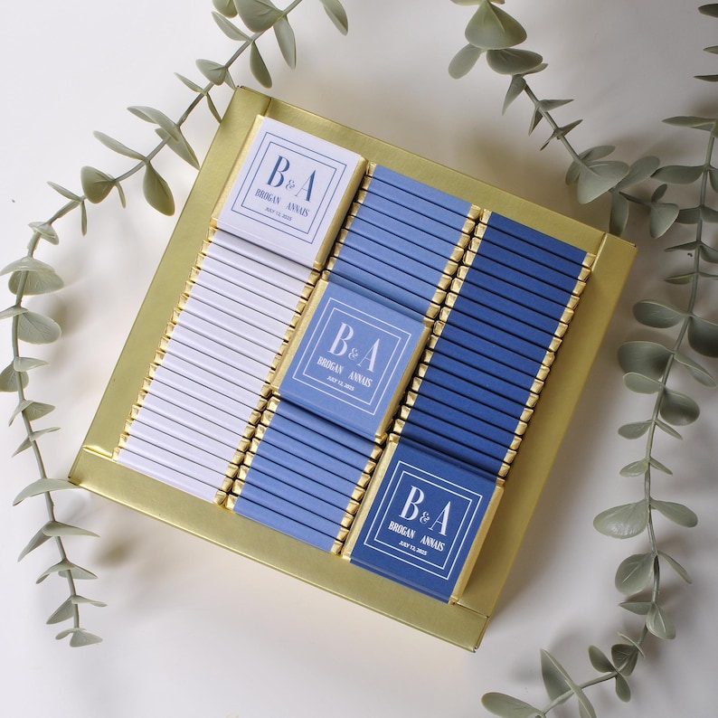 Custom Wedding Chocolate Favors, Personalized Candy, Bridal Shower ...