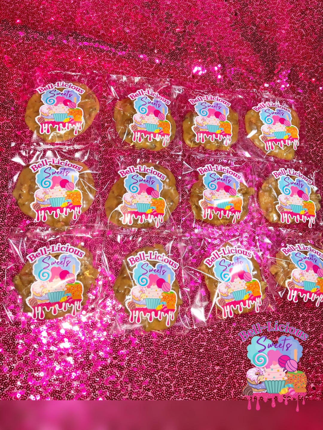 Homemade Pecan/praline Candy, Custom Party Favor Candy, Louisiana Pecan ...