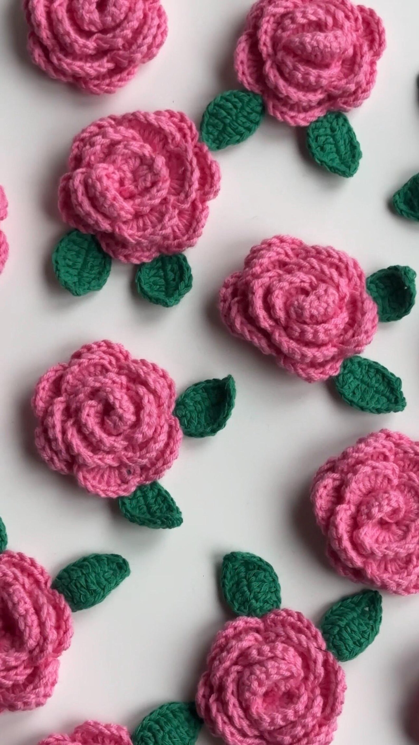 Handmade Puff Daisy Flower Appliqués – Decorative Crochet Flower for ...