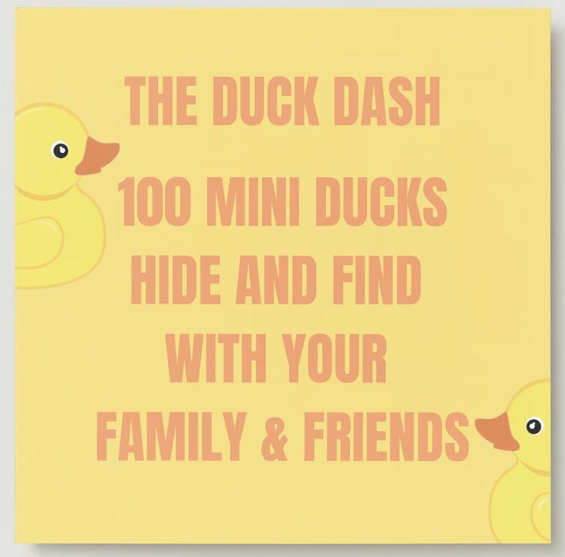 100 Mini Ducks Hunt - A Family Scavenger Hunt! - Etsy