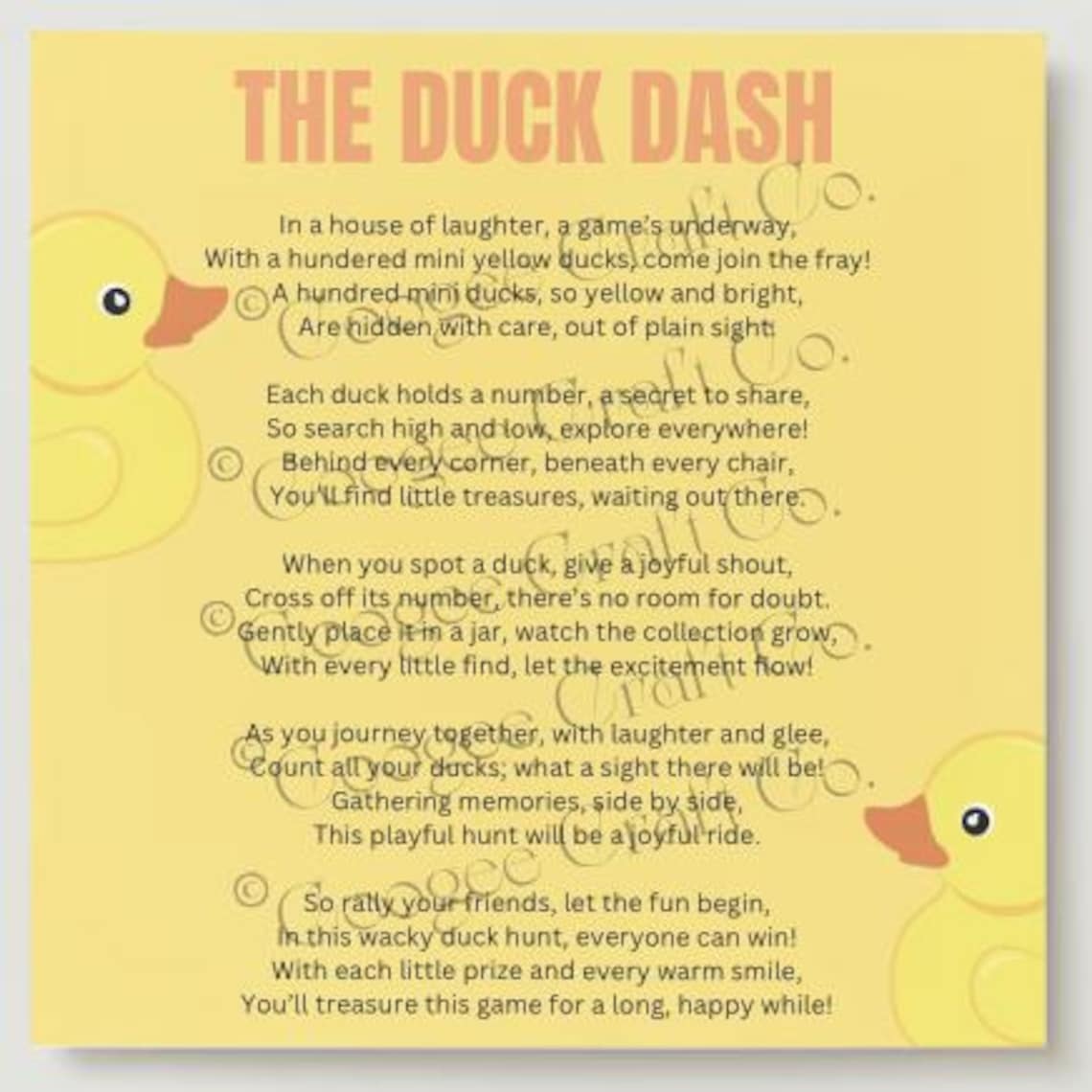 100 Mini Ducks Hunt - A Family Scavenger Hunt! - Etsy