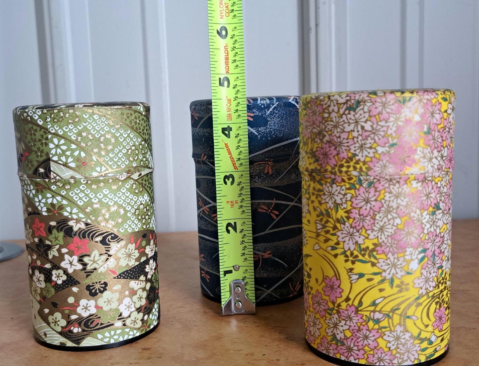Washi Paper Tea Tins With Lids Set of Three - Etsy