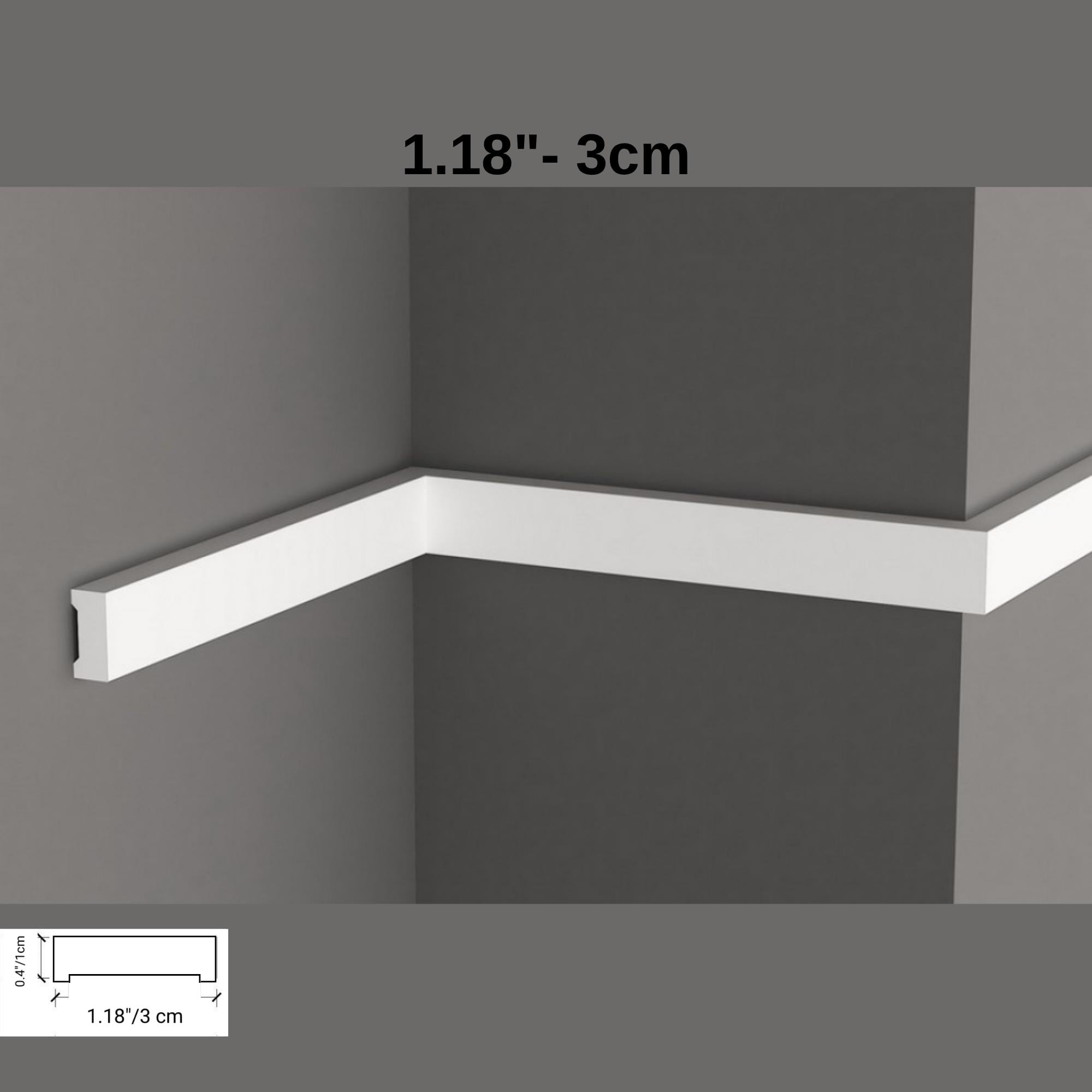 Wainscoting Cladding Kit , Pre-cut Factory Primed, Picture Frame Wall ...