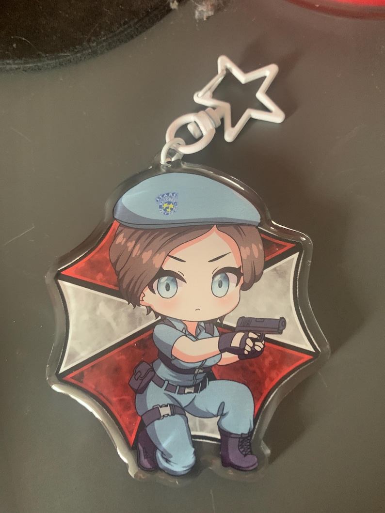 Jill Valentine Leon S Kennedy Resident Evil Raine Gaming Chibi ...