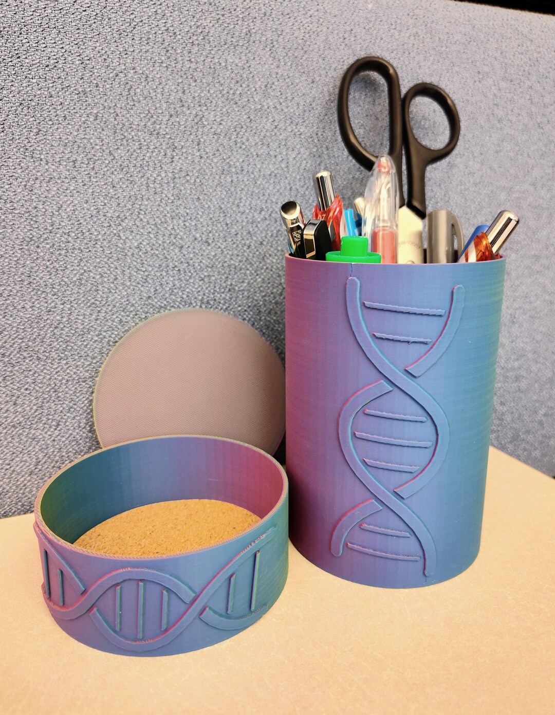 DNA Helix Themed Office Containers - Etsy