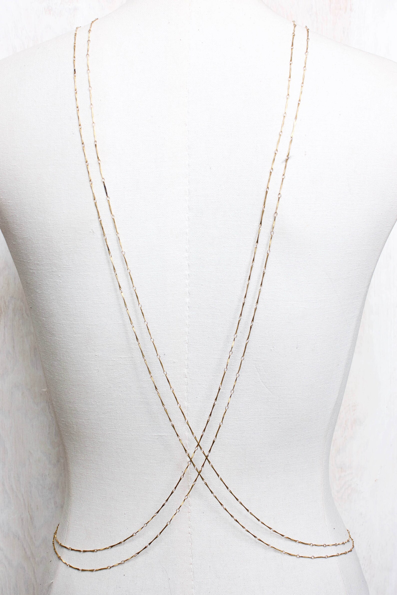 Body Harness Modernist Body Chain Jewelry & Lace Choker | Etsy