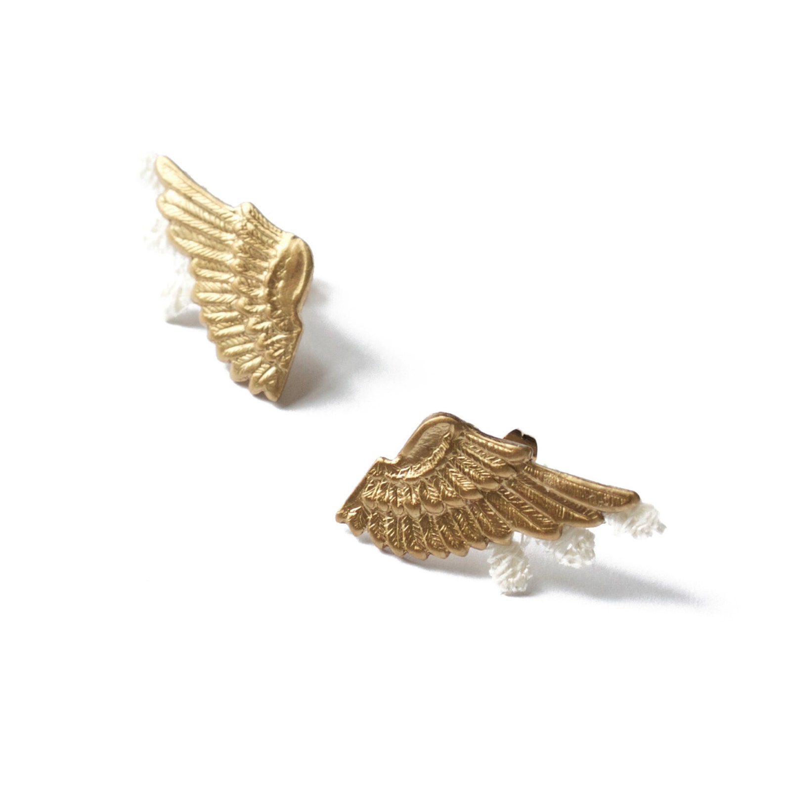 Angel Wing Earrings - TALARIA - White Lace or Black Lace Wing Shaped ...