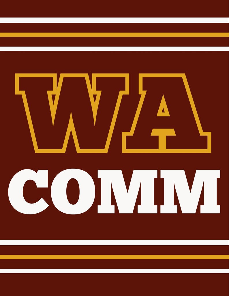 Washington Commanders Crochet Blanket PATTERN (SC) - Etsy