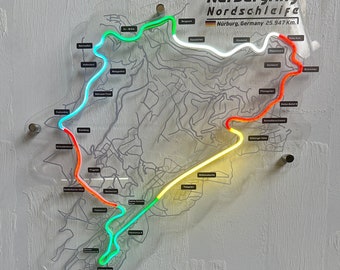 Neon Design Race Track | Neon Race Track | F1 Formula | Race Tracks ...