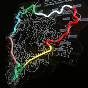 Neon Design Race Track | Neon Race Track | F1 Formula | Race Tracks ...