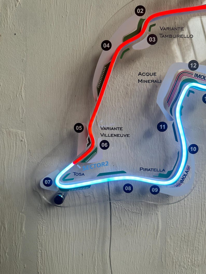 Autodromo Internazionale Enzo Dino Neon Race Track | Race Track | F1 ...