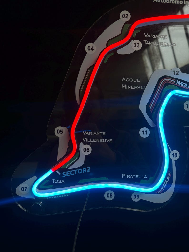 Autodromo Internazionale Enzo Dino Neon Race Track | Race Track | F1 ...