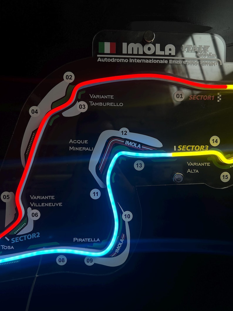 Autodromo Internazionale Enzo Dino Neon Race Track | Race Track | F1 ...